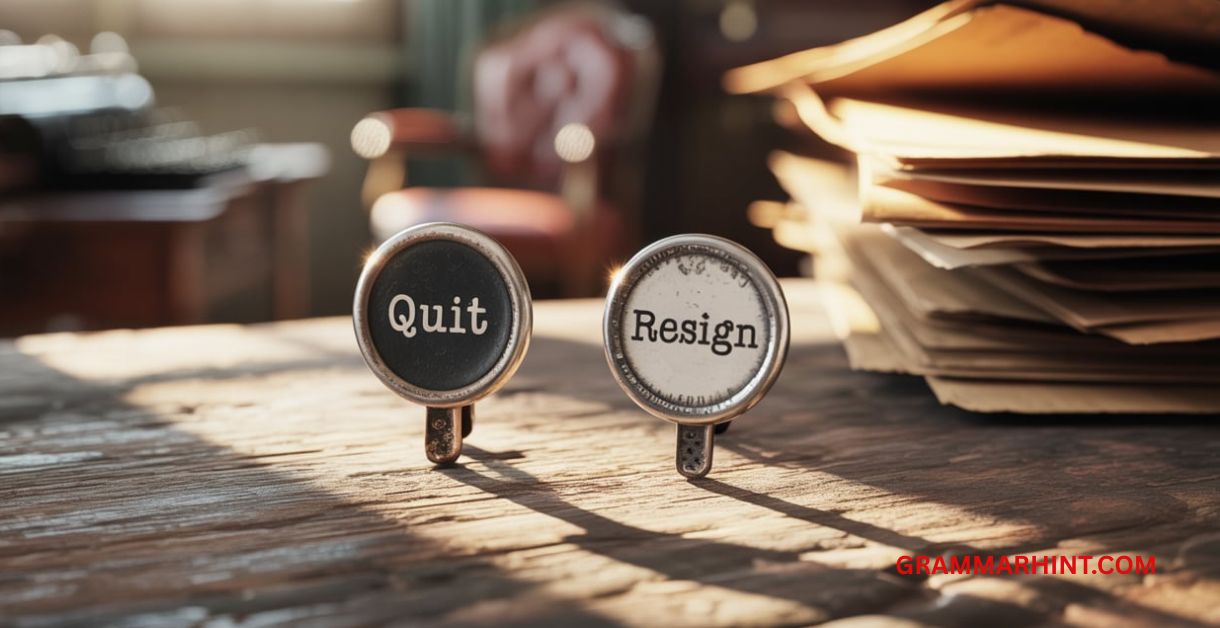 Quit vs Resign: Clear Up the Confusion Once and For All - grammerhint.com