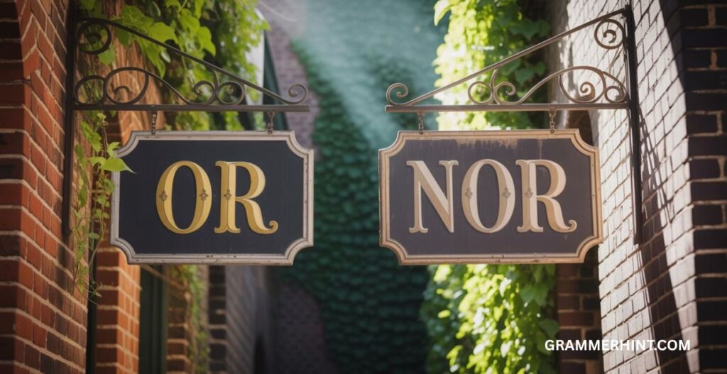 Or vs Nor – What’s the Difference and When to Use Each? - grammerhint.com