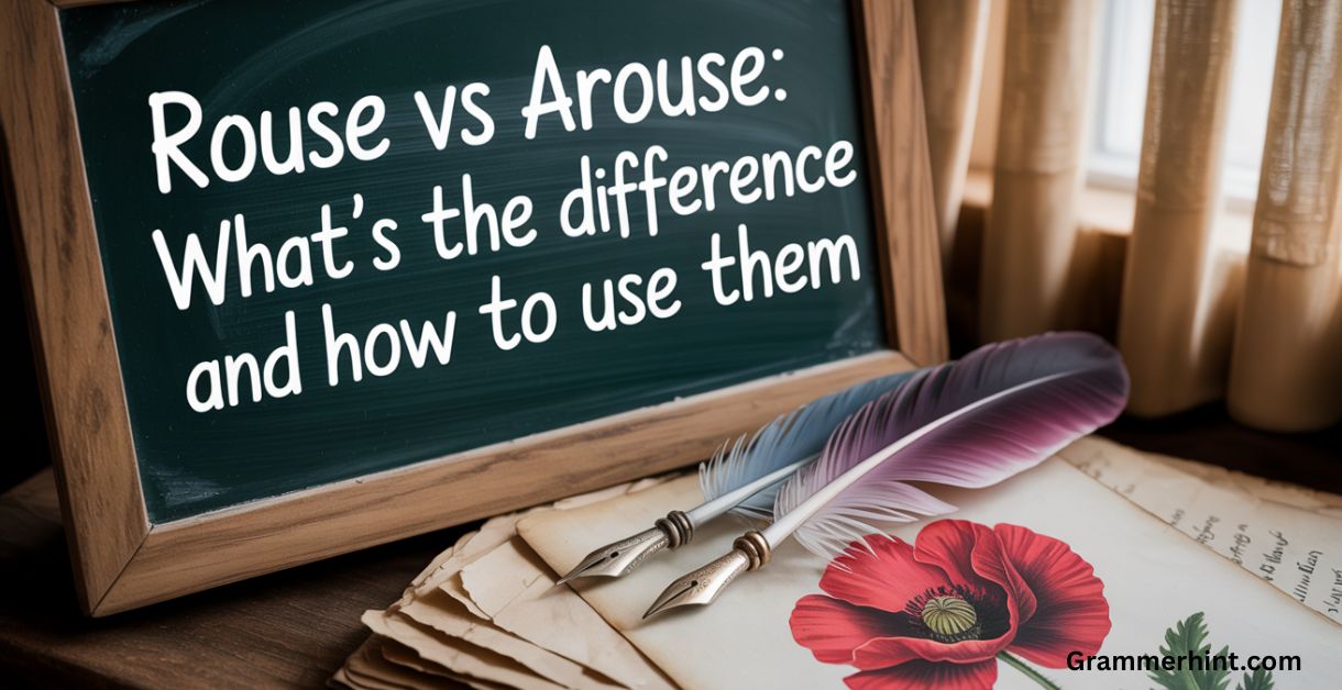 Rouse vs Arouse: What’s the Difference and How to Use Them ...